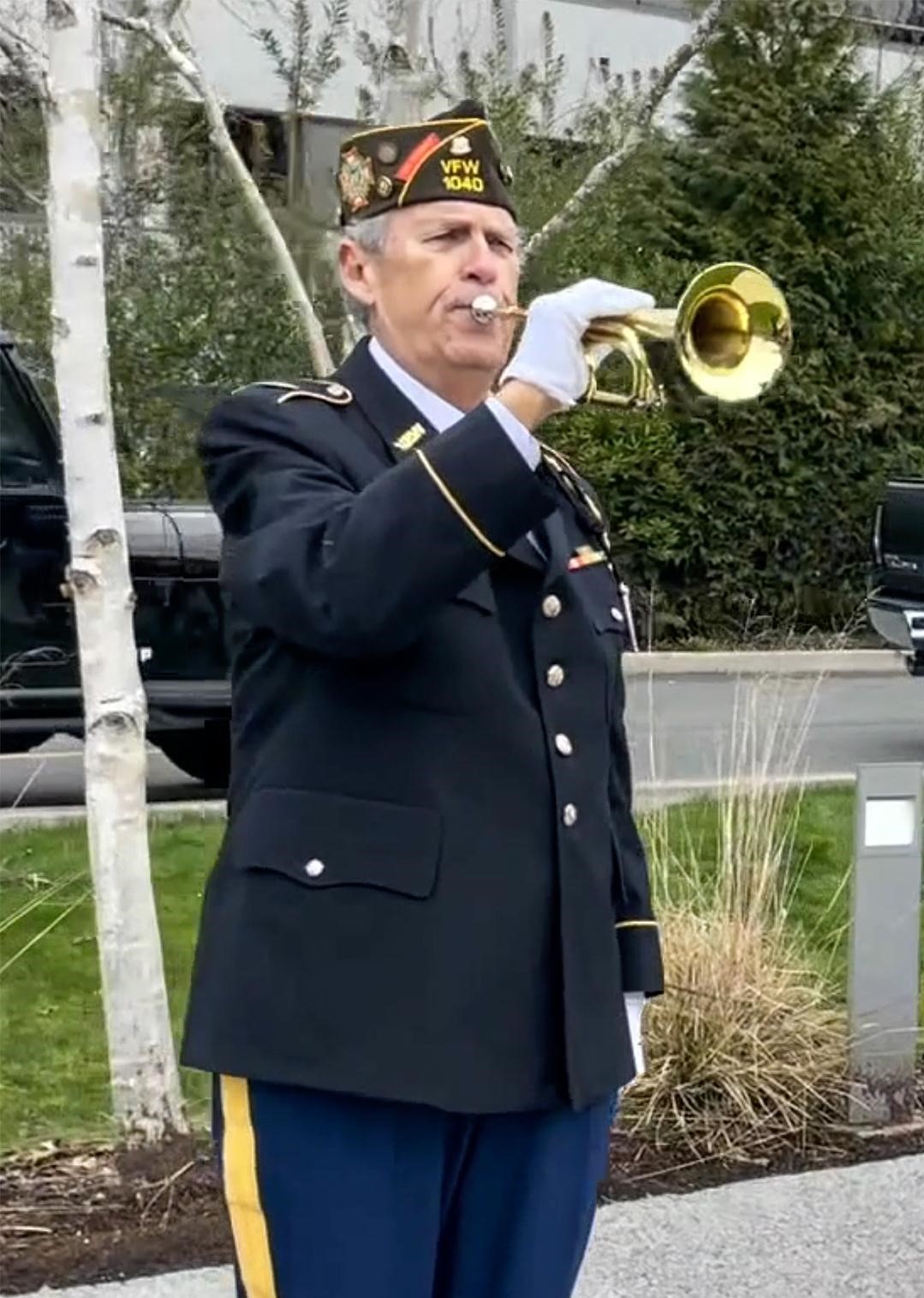 Bugle Calls at National Vietnam War Veterans Day Ceremony in Shoreline ...