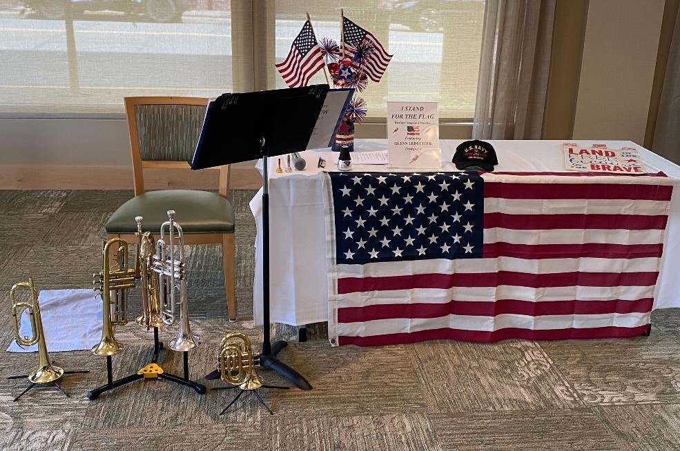 “I Stand for the Flag” at Merrill Gardens, Renton Centre on 23 May for ...